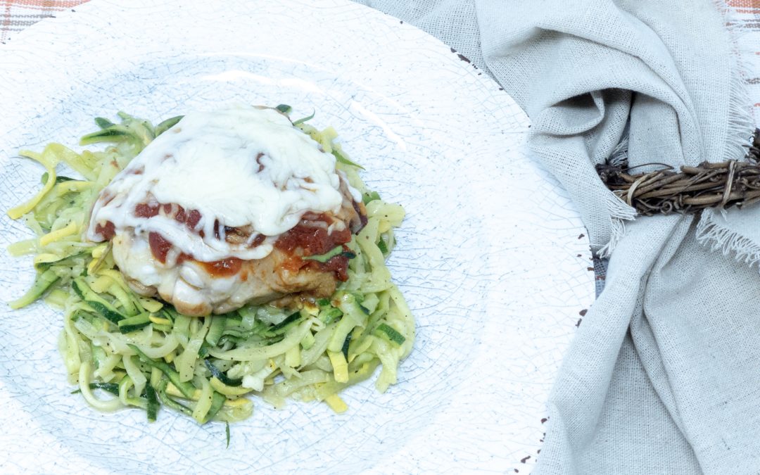 Butter Herb Chicken Over Zoodles | The Keto Option