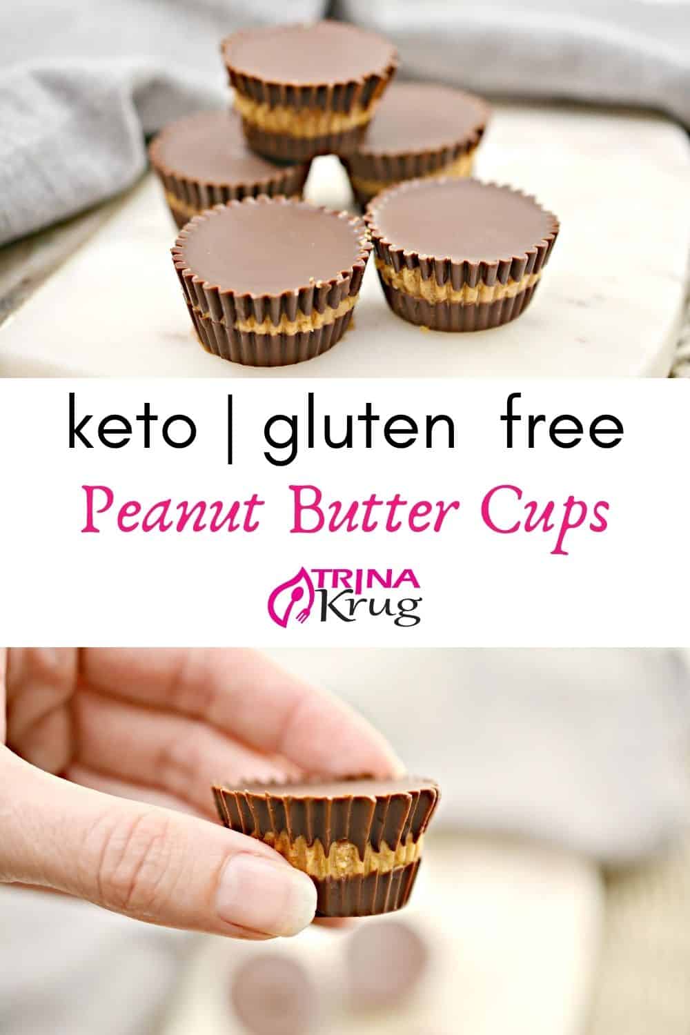 Keto Peanut Butter Cups - Trina Krug