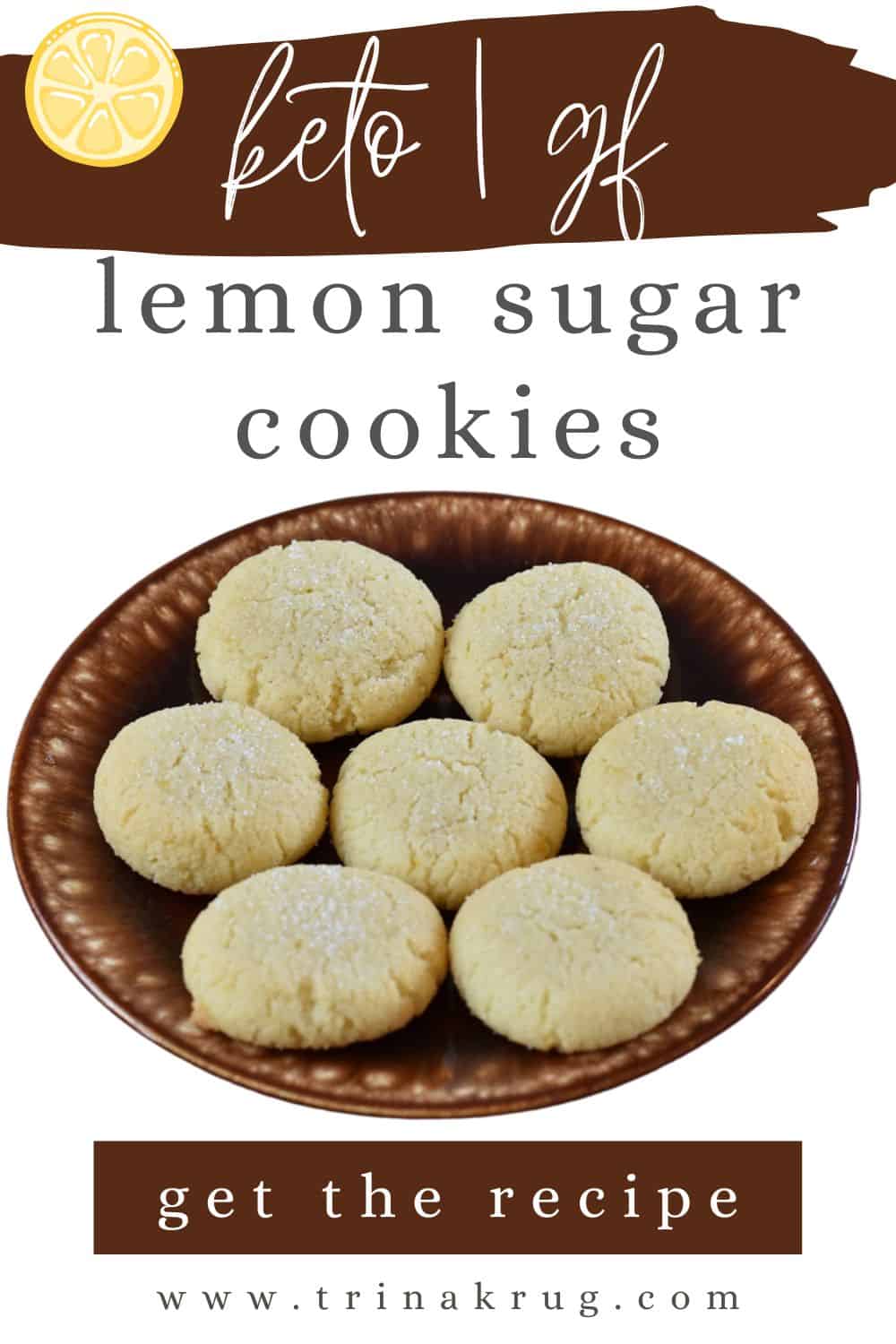 Keto Lemon Cookies - Trina Krug