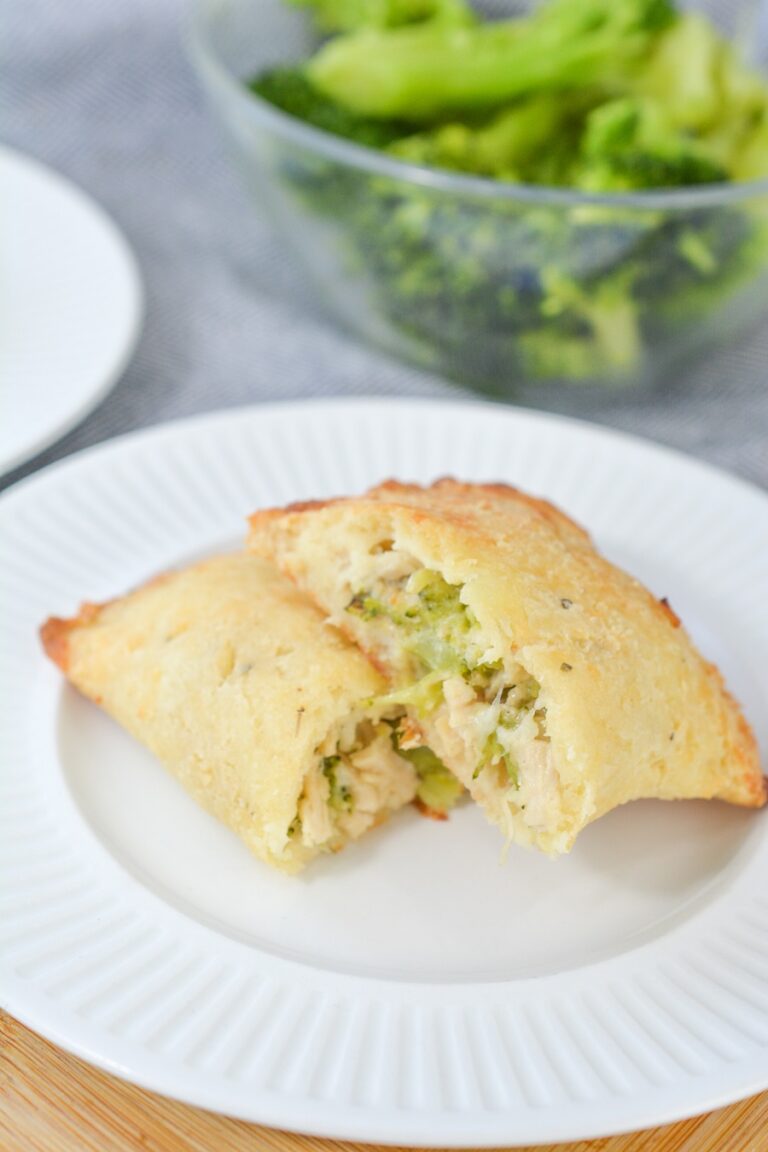 Keto Chicken and Broccoli Pockets - Trina Krug