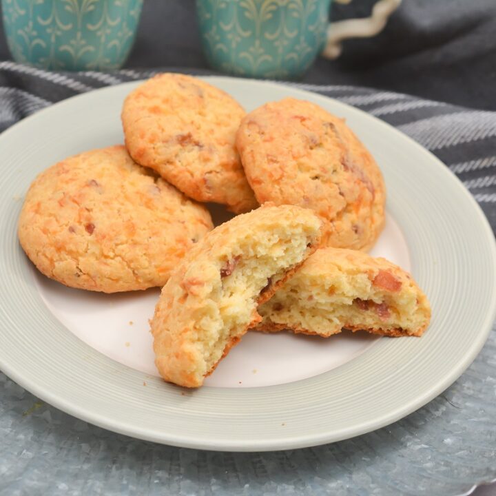 Keto Cheese Biscuits With Bacon Trina Krug