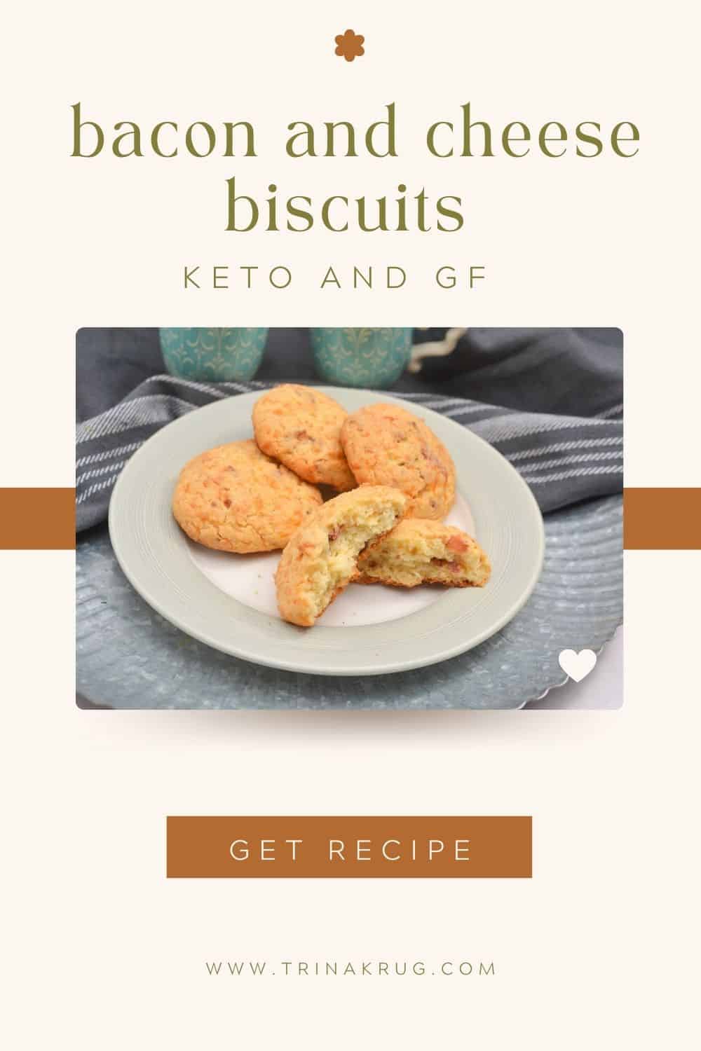 Keto Cheese Biscuits With Bacon Trina Krug