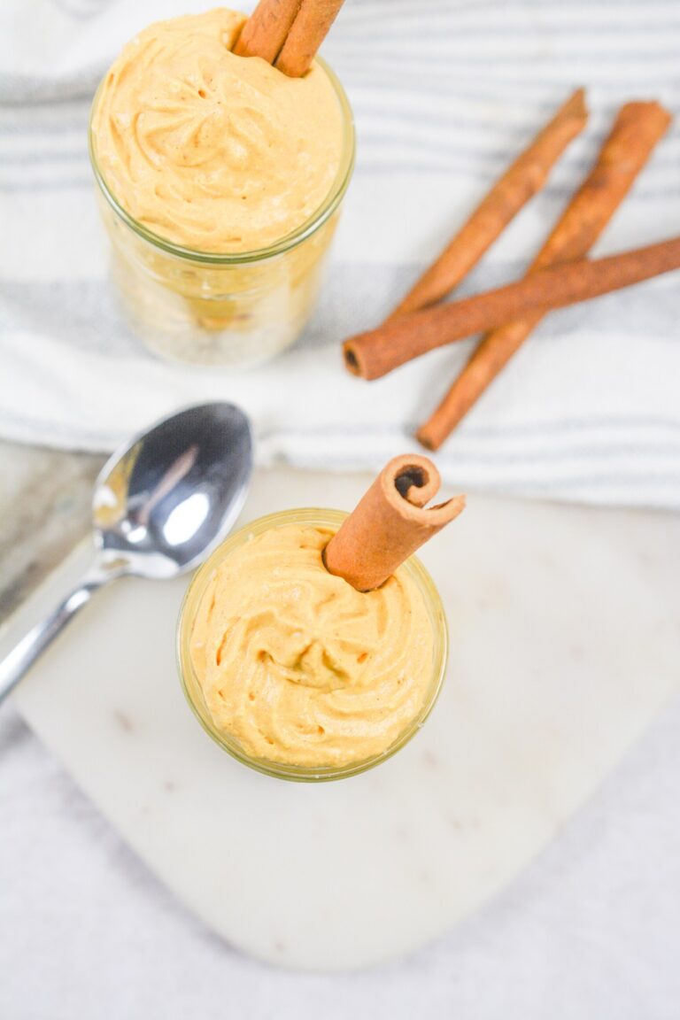 Keto Pumpkin Cheesecake Mousse - Trina Krug