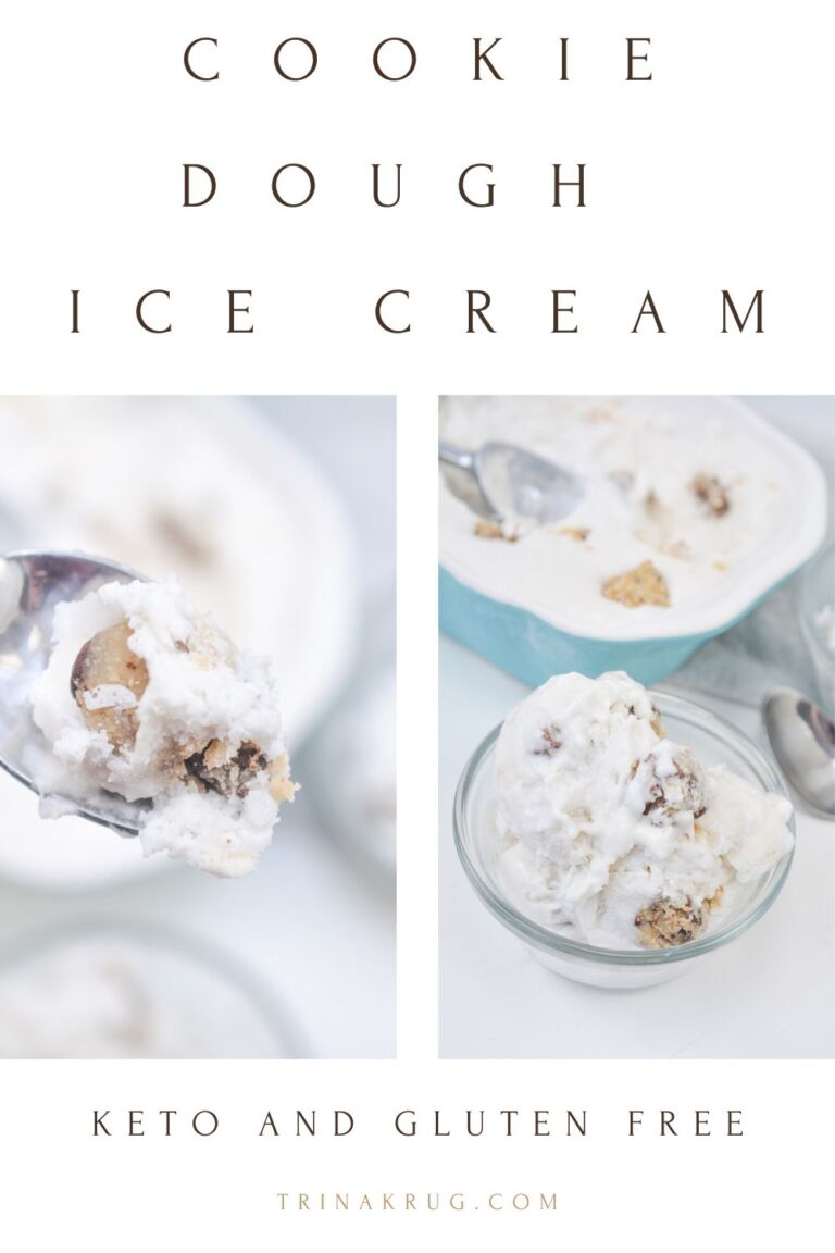 Keto Cookie Dough Ice Cream - Trina Krug