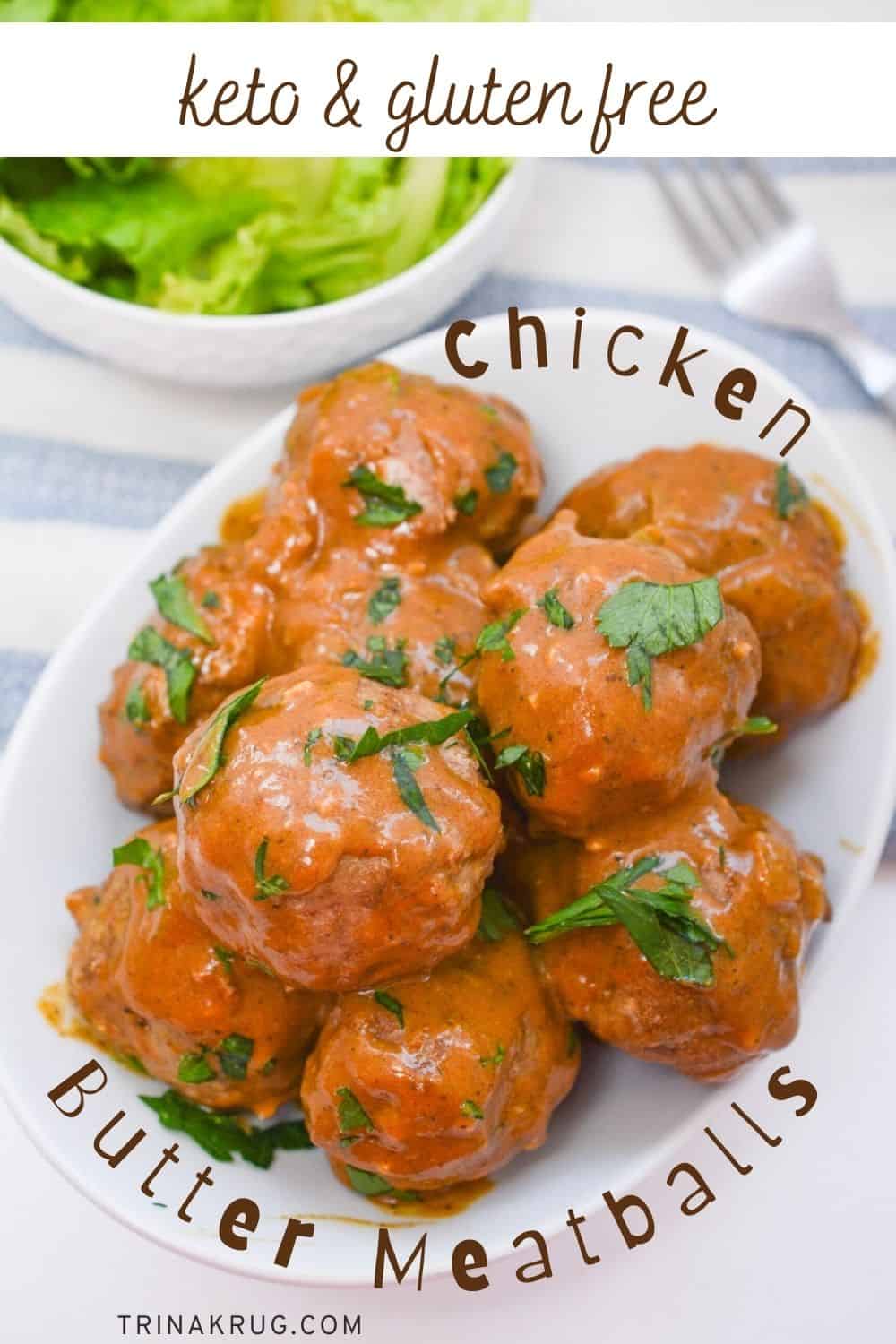 Keto Chicken Meatballs - Trina Krug