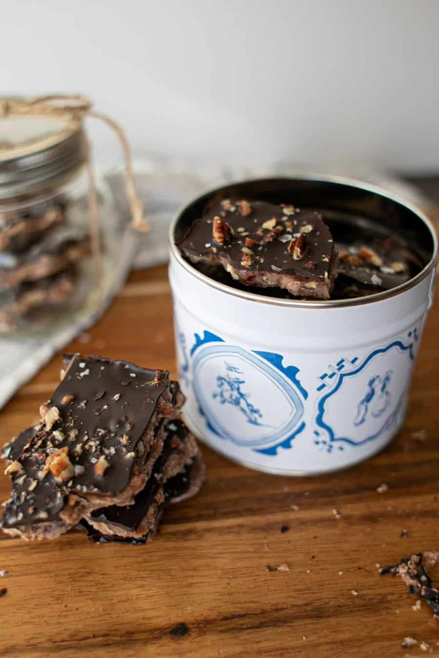 Keto Toffee With Pecans - Trina Krug