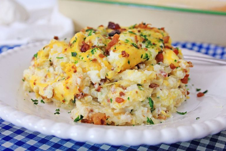 Loaded Cauliflower Bake - Trina Krug