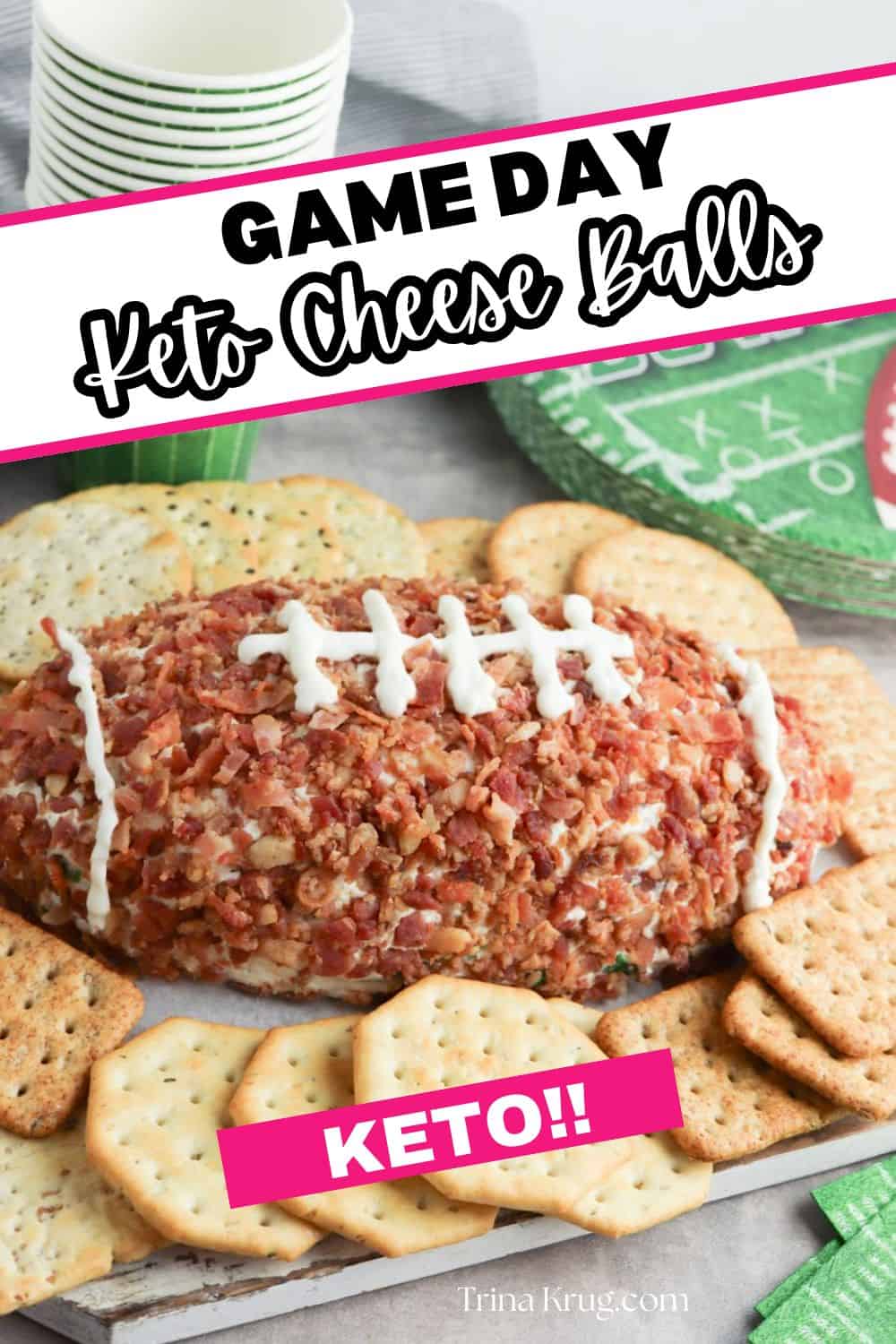 Game Day Keto Cheese Ball - Trina Krug