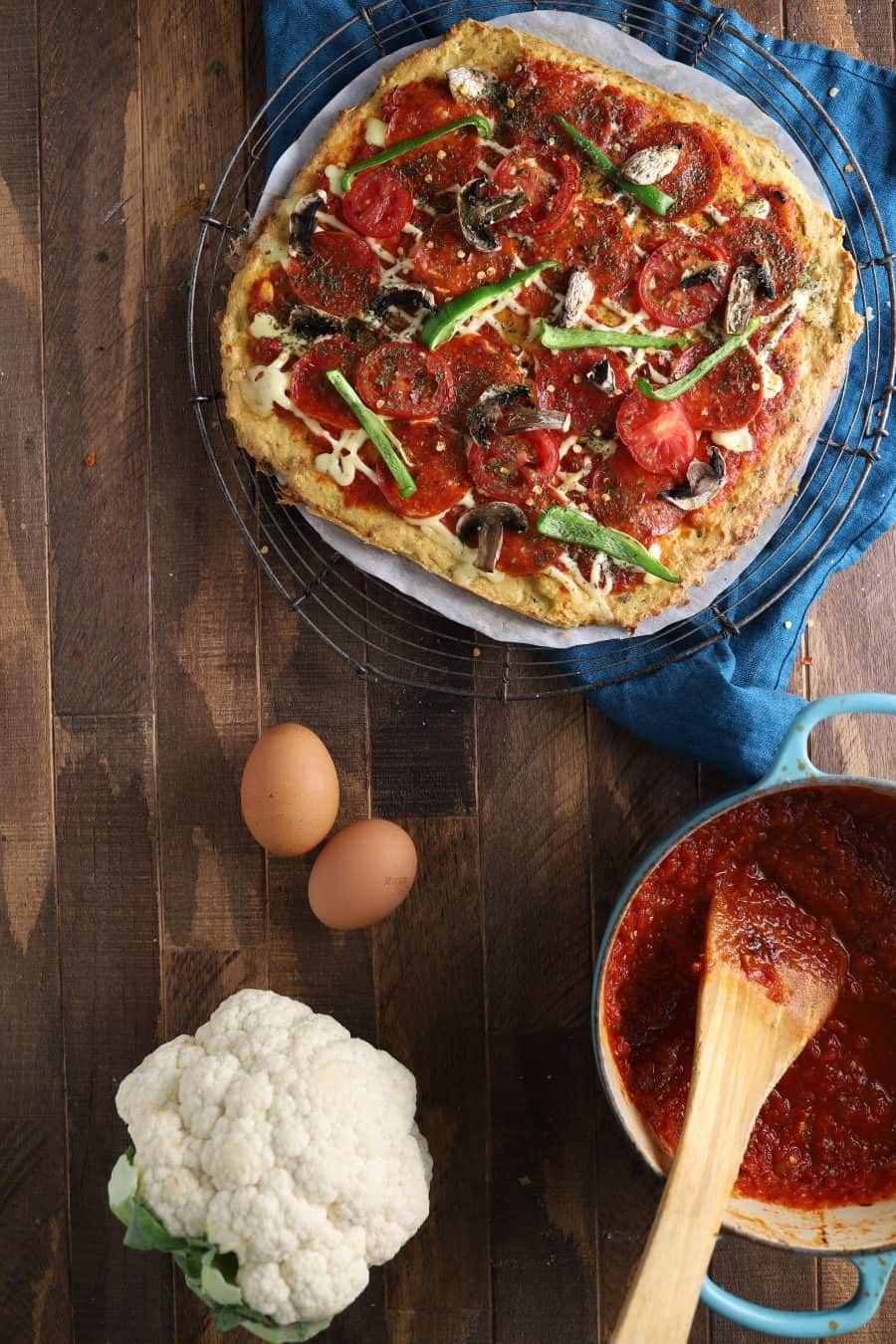 Cauliflower Pizza - Trina Krug