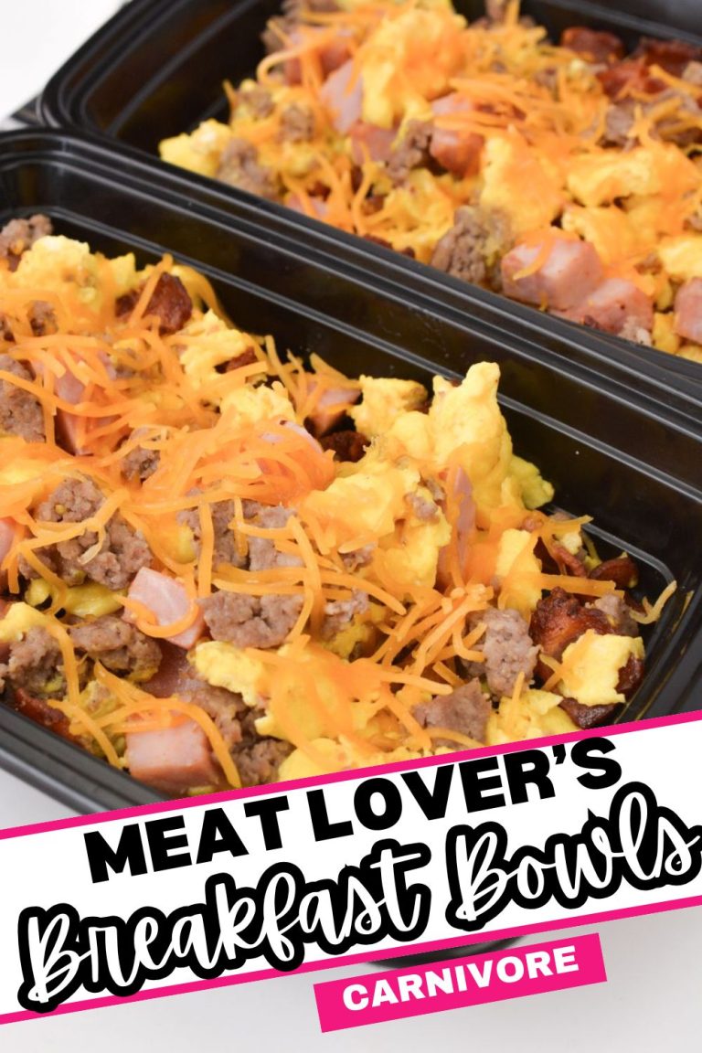 Meat Lover's Carnivore Breakfast Bowl - Trina Krug