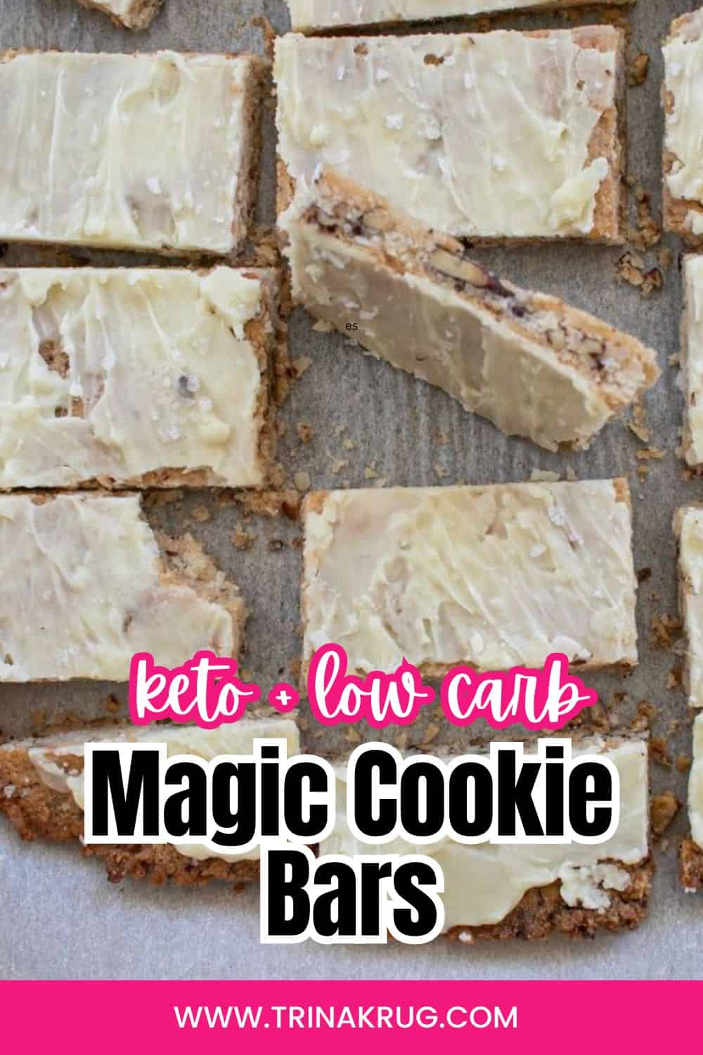 Magic Cookie Bars (Keto-Friendly) - Trina Krug